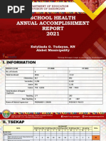 SBFP Terminal Report Template SY 2021 21 Feb. 32021 1 | PDF | Milk ...