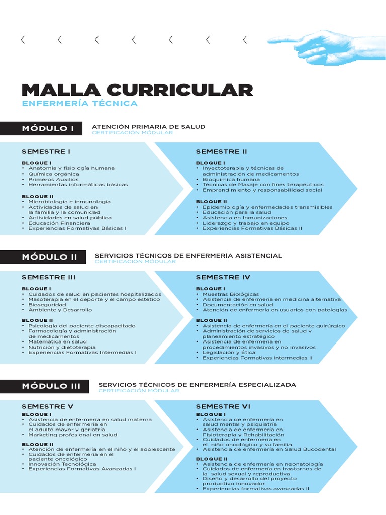 Malla Enfermeria | PDF | Enfermería | Terapia física