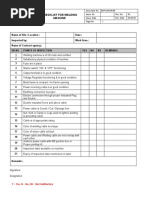 Air Blower Checklist PDF | PDF
