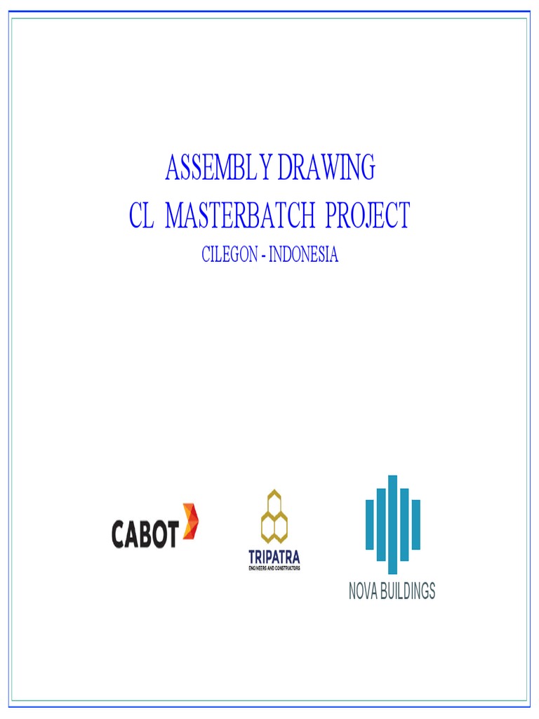 Assembly DWG - 1 - AFC - CL Masterbatch Project | PDF | Mechanical ...