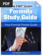 PMP Formulas Cheat Sheet | PDF | Net Present Value | Discounted Cash Flow