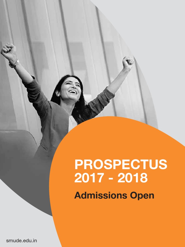 Prospectus 2017 - 2018: Admissions Open | PDF