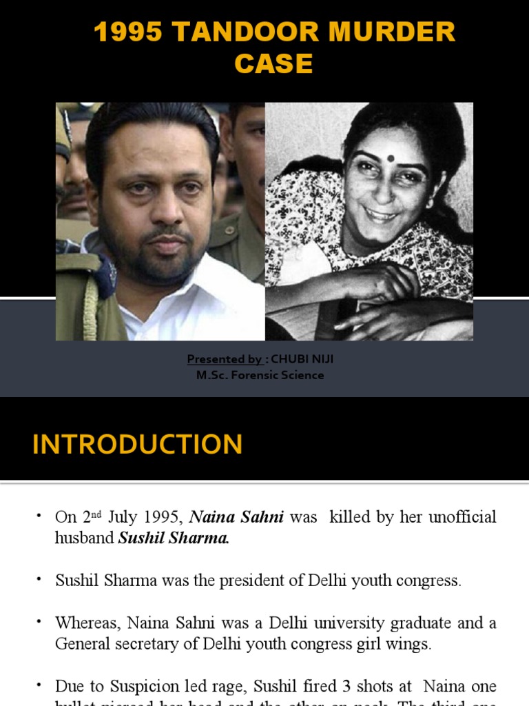 Tandoor Murder Case Study | PDF | Crimes | Crime & Violence