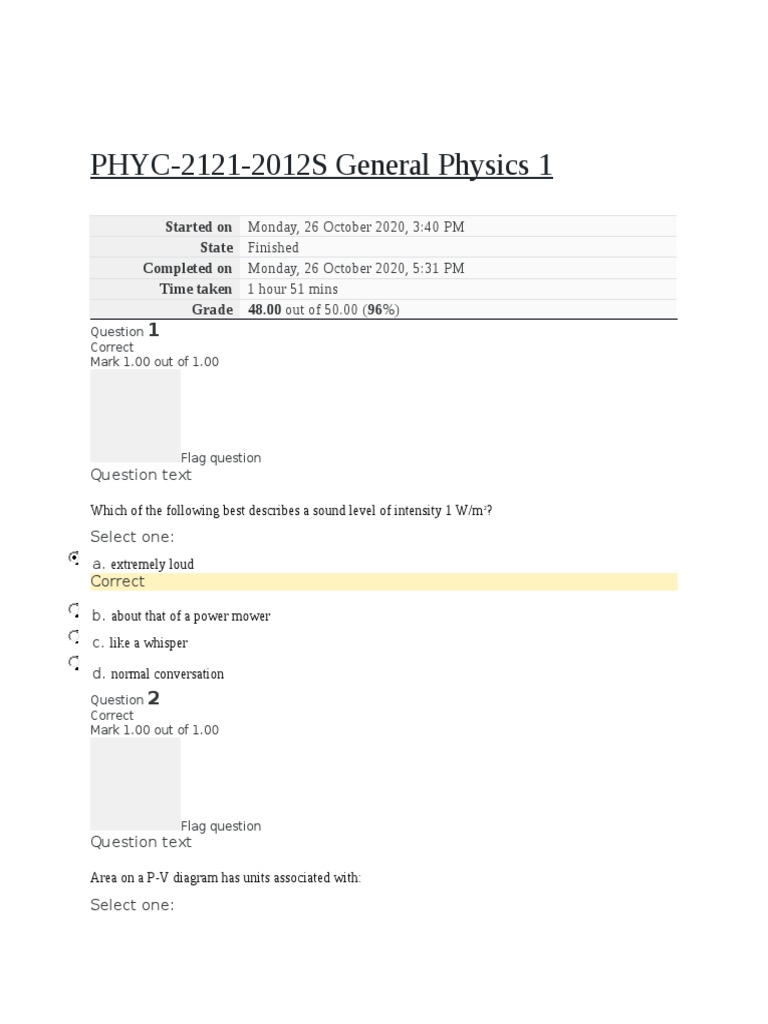 PHYC-2121-2012S General Physics 1 | PDF | Thermal Expansion | Waves