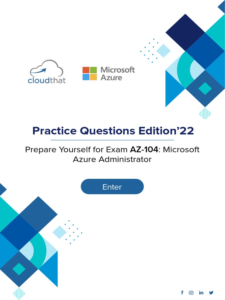 Practice Questions Edition'22: Prepare Yourself For Exam Azure ...
