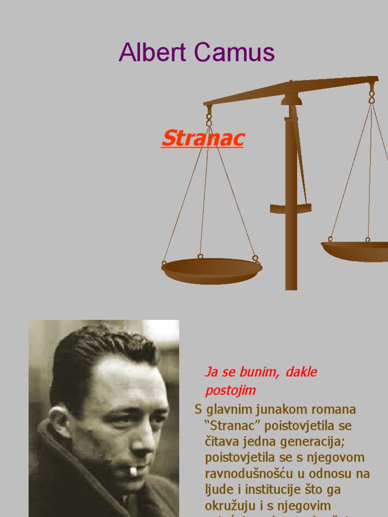 Albert Camus STRANAC Prilagođeno | PDF