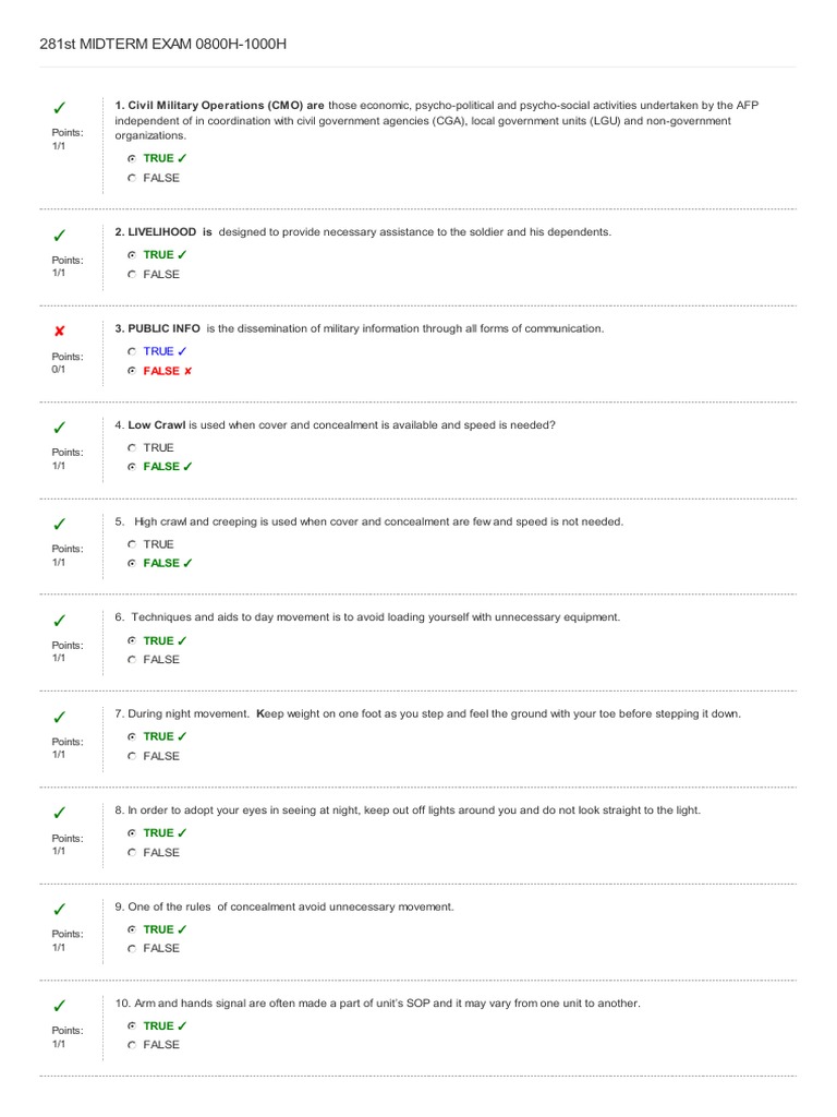 NROTC Answer Key | PDF
