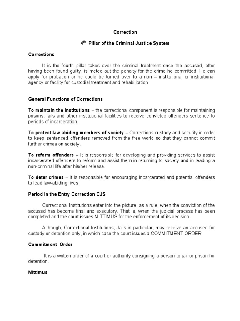 PCJS Module 5 | PDF | Pardon | Prison