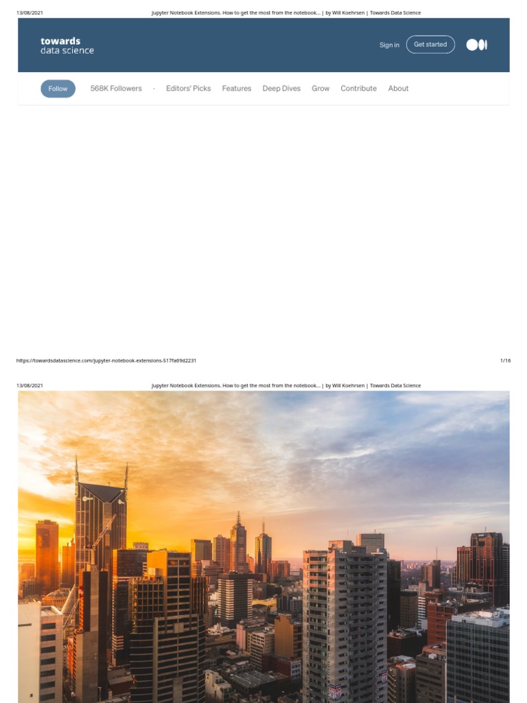 Jupyter Notebook Extensions. How To Get The Most From The Notebook - by ...