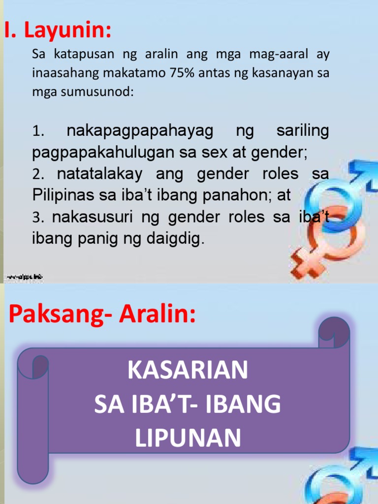 Kasarian Sa Ibat - Ibang Lipunan | PDF
