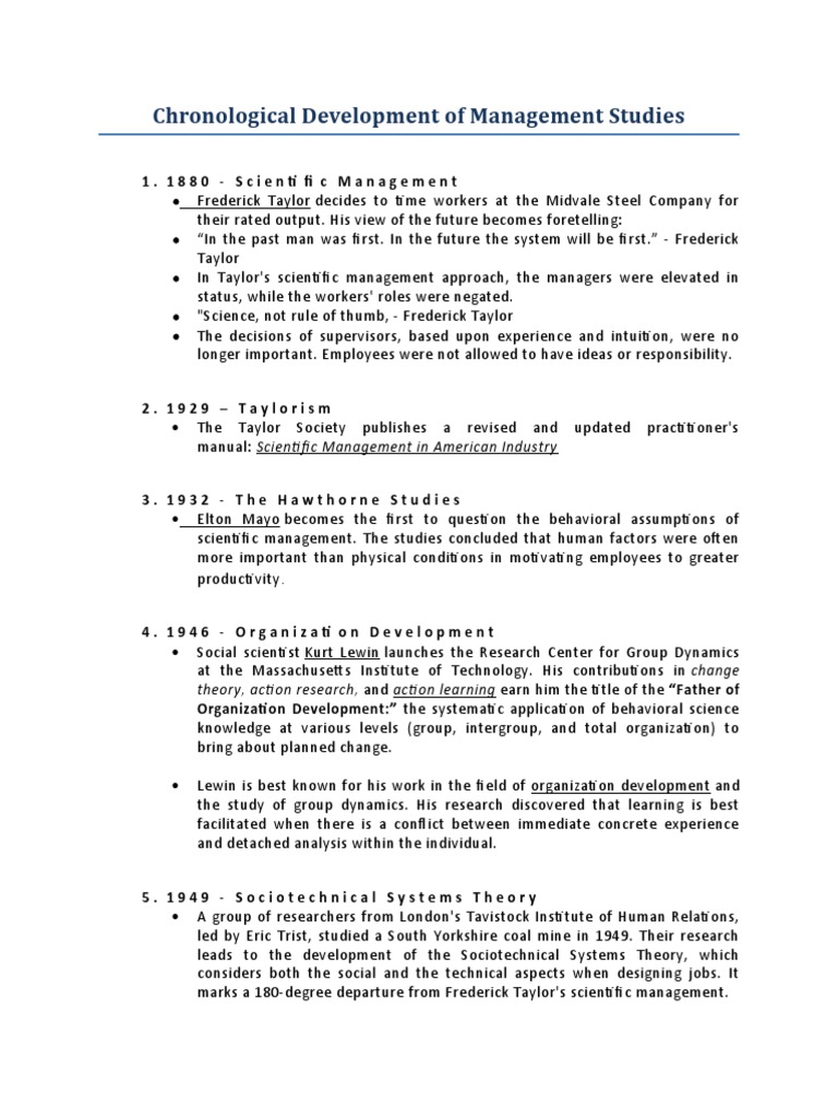 Evolution of Management Theories | PDF | Motivation | Motivational