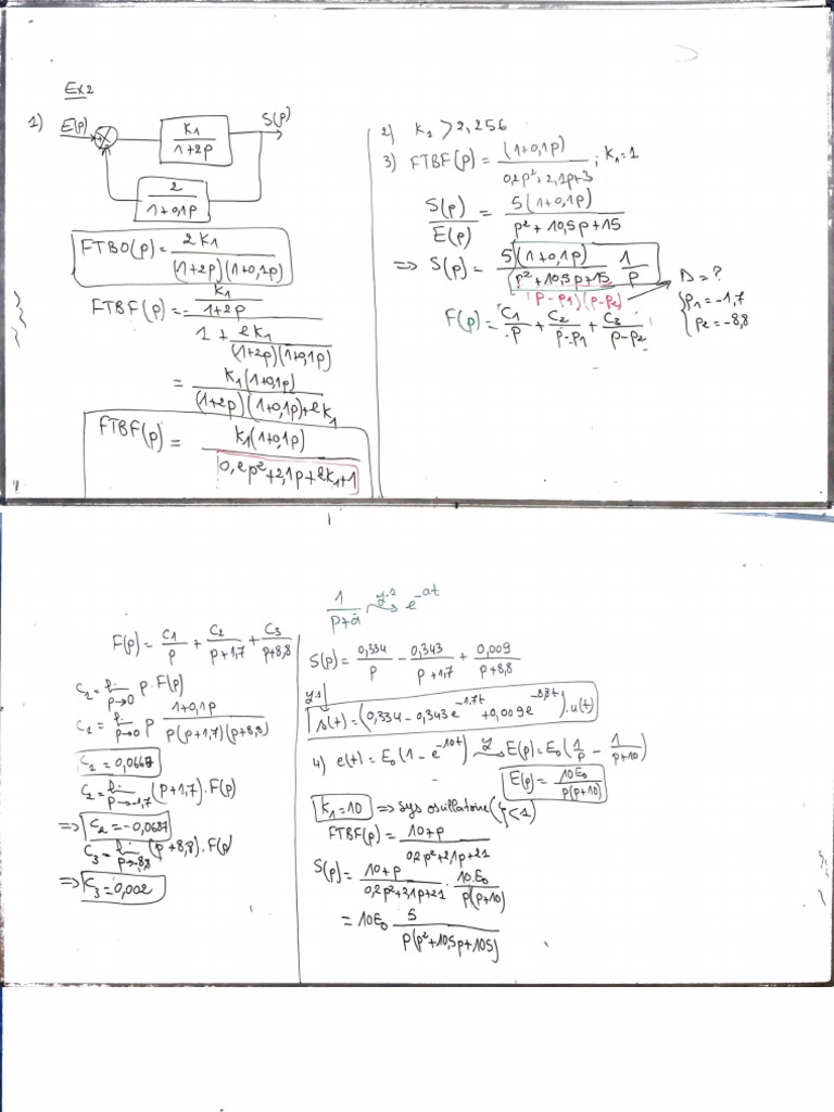 TD 3 Correction Automatique | PDF