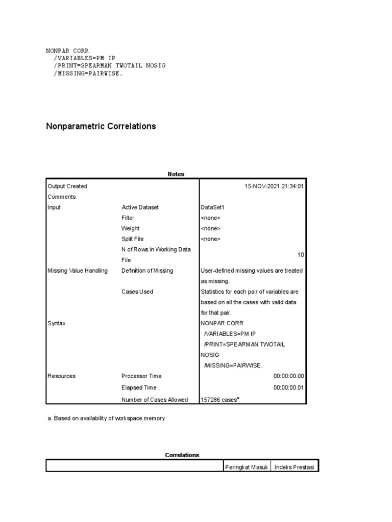 Spearmen | PDF | Spearman's Rank Correlation Coefficient | Applied ...