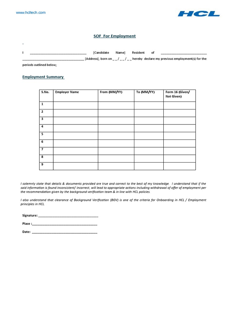 SOF For Document Verification | PDF | Justice | Crime & Violence