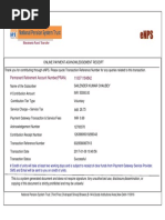 NPS Initial Contribution Receipt | PDF