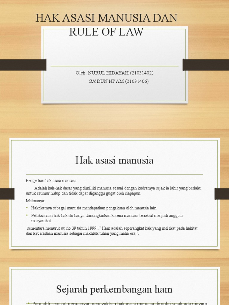 Ham Dan Rule of Law | PDF