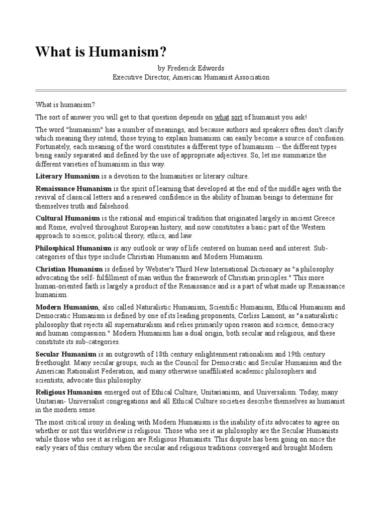 Humanism Explained | PDF | Humanism | Prometheus