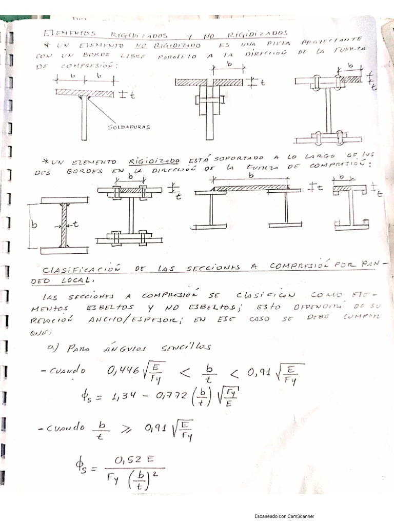 Elementos Esbeltos y No Espebeltos | PDF