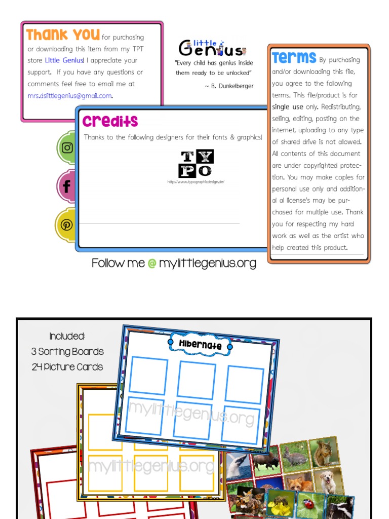 Animals in Winter Hibernate Migrate and Adapt Sorting Activity | PDF