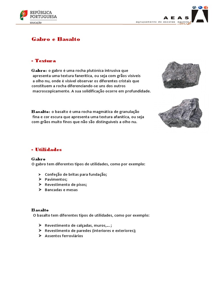 Gabro e Basalto | PDF
