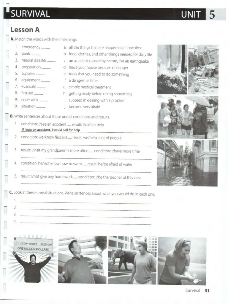 Survival Unit: Lesson A | PDF | Foods | Water