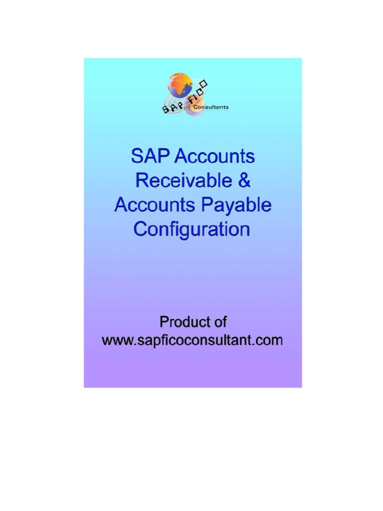 AR AP Config | PDF | Accounts Payable | Payments