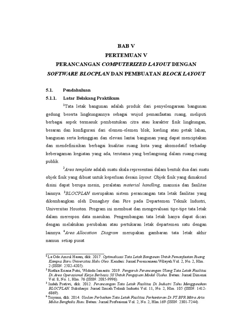 Laporan Pertemuan V | PDF