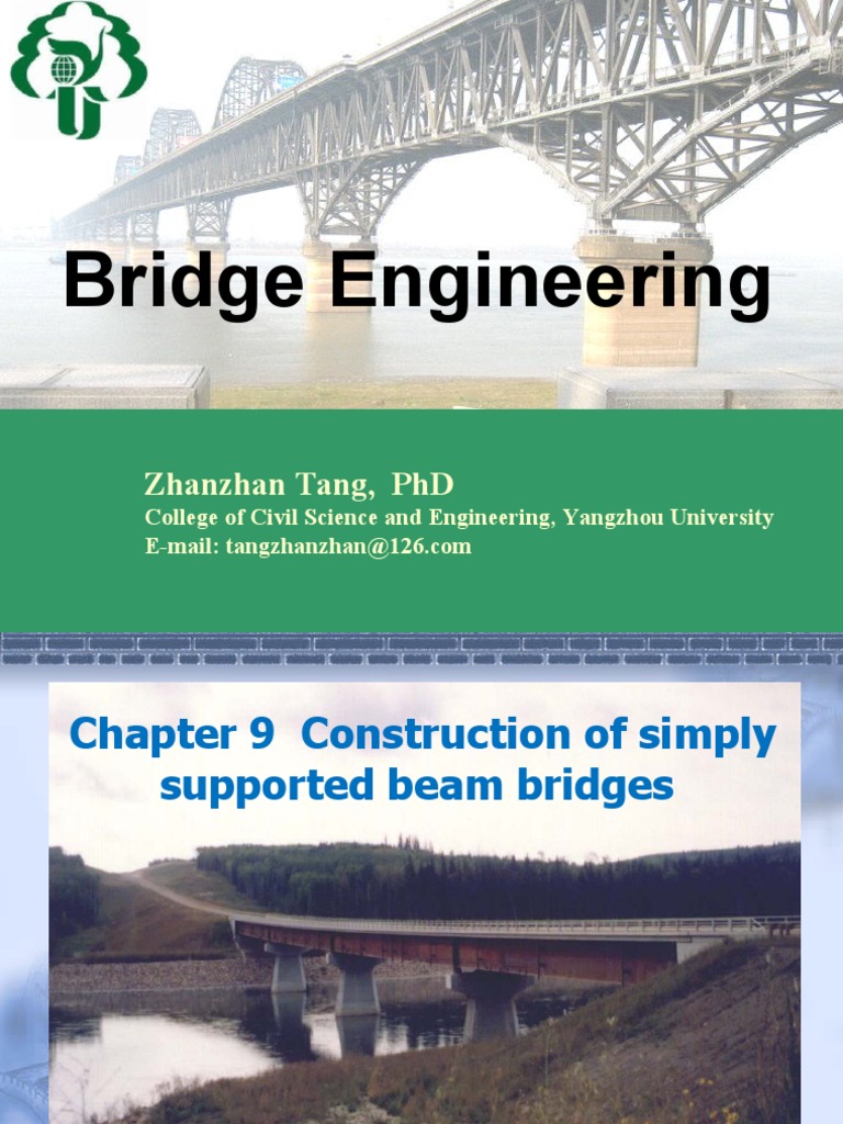 Chapter 9 Construction of Simply Supported Beam Bridges | PDF ...