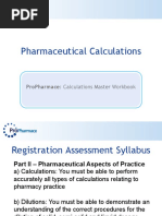 Pharmaceutical Calculation | PDF | Mass Concentration (Chemistry ...