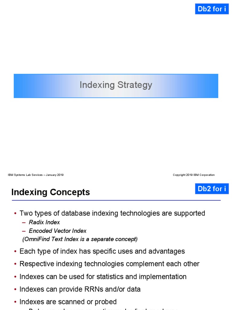 03 - Indexing Strategy S3 | PDF | Database Index | Databases