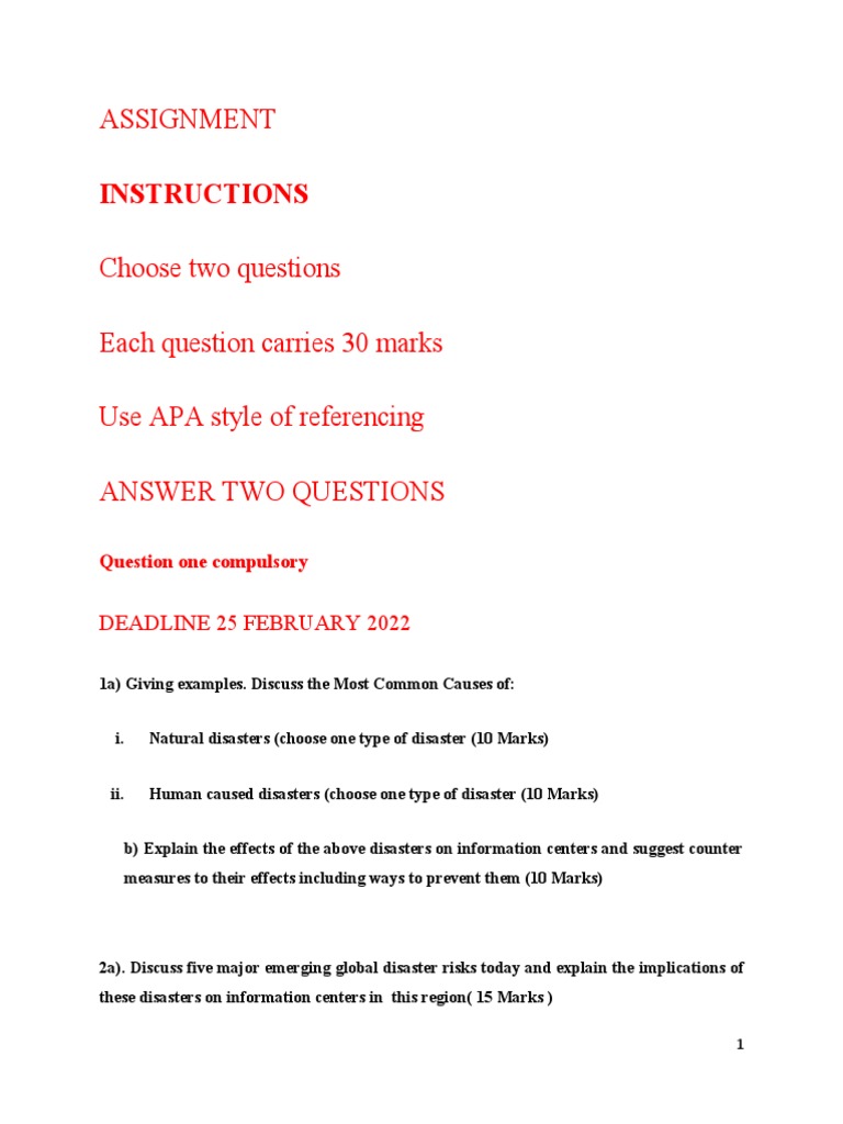 2022 Disaster Management Students Notes Lecture 1 2 and 3 | PDF ...
