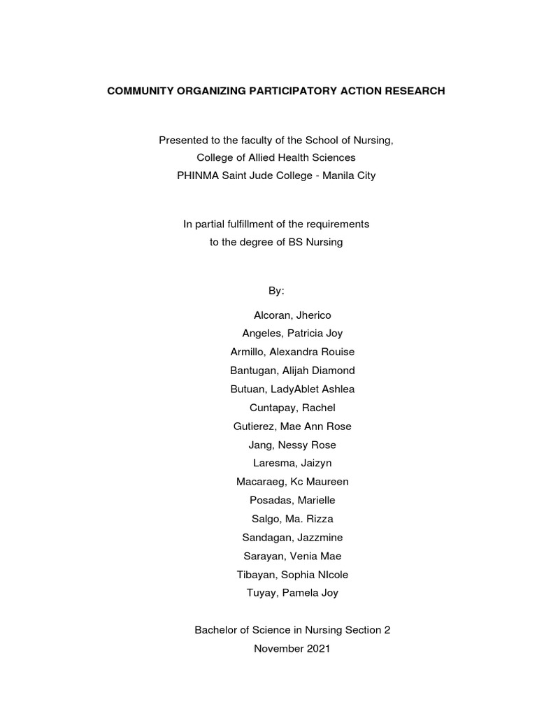 COPAR BSN3 2 Brgy San Roque FINAL | PDF | Schools | Teachers