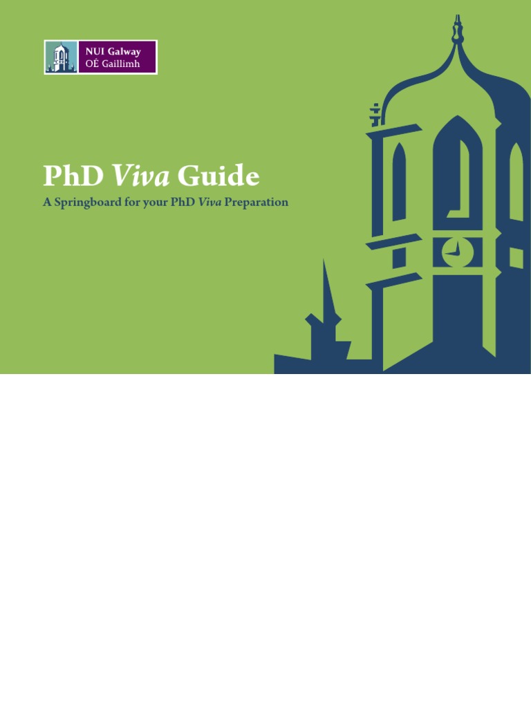 PHD Viva Guide | PDF | Thesis | Doctorate