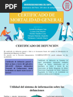 Curso Virtual Sobre El Correcto Llenado Del Certificado de Defunción | PDF | El embarazo | Muerte