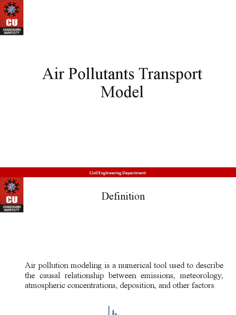 Air Pollutants Transport Models | PDF | Air Pollution | Pollution