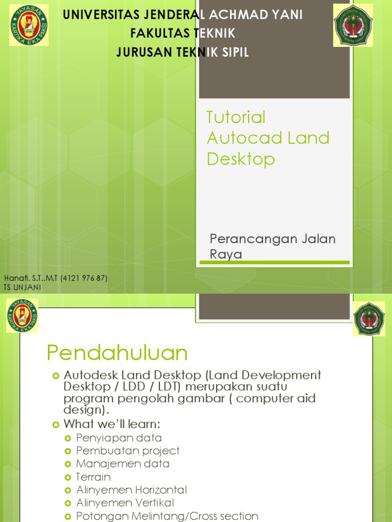 Tutorial Autocad Land untuk Perancangan Jalan | PDF
