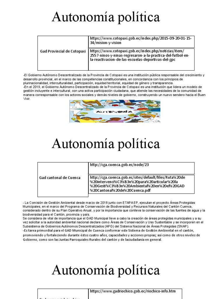 Autonomia Politica | PDF | Organización no gubernamental | Economias