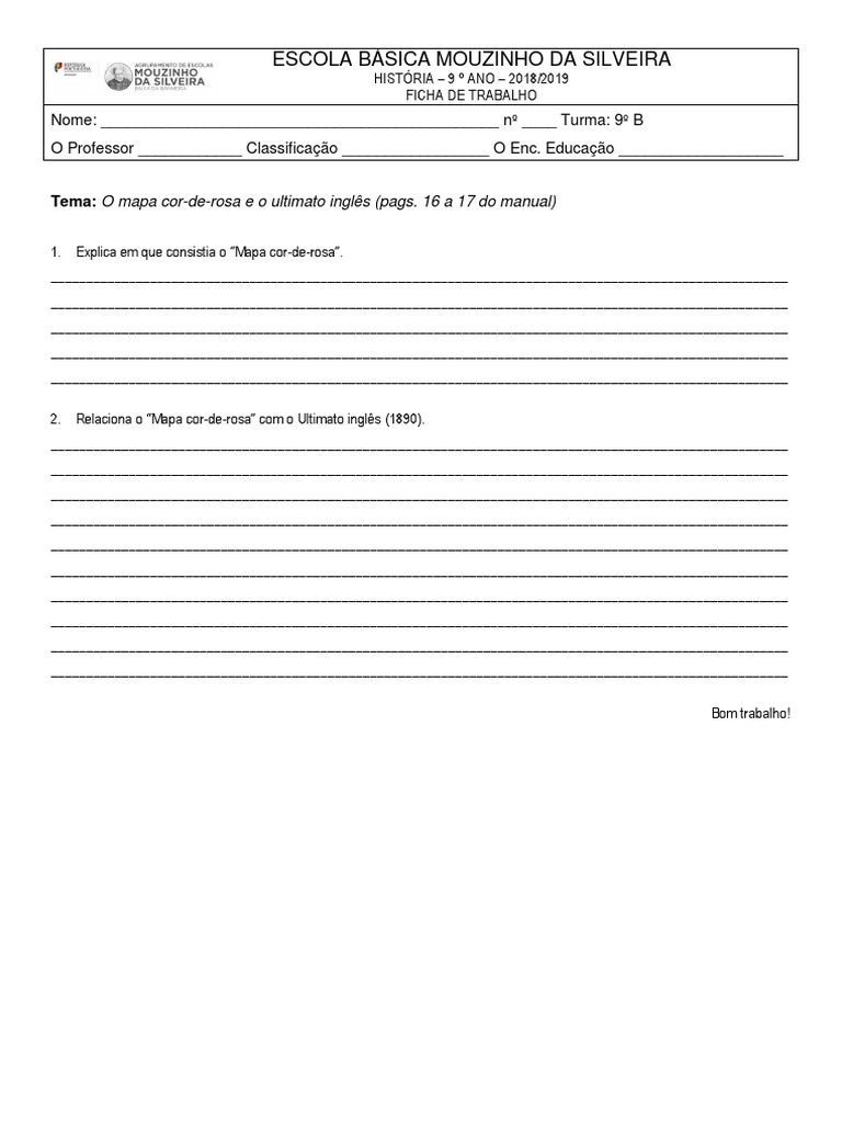 Mapa Cor de Rosa | PDF