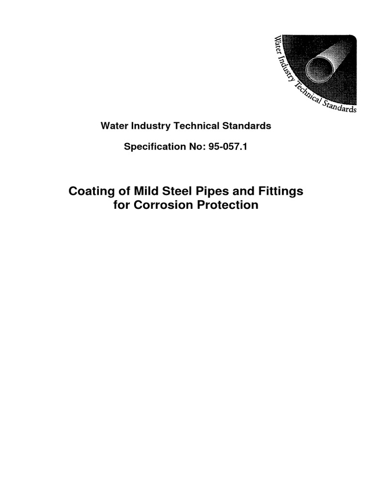 Protective Coating For Mildsteel Pipes&fittings | PDF | Pipe (Fluid ...