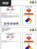 Etiquetas SGA Aceite Lubricante Usado | PDF
