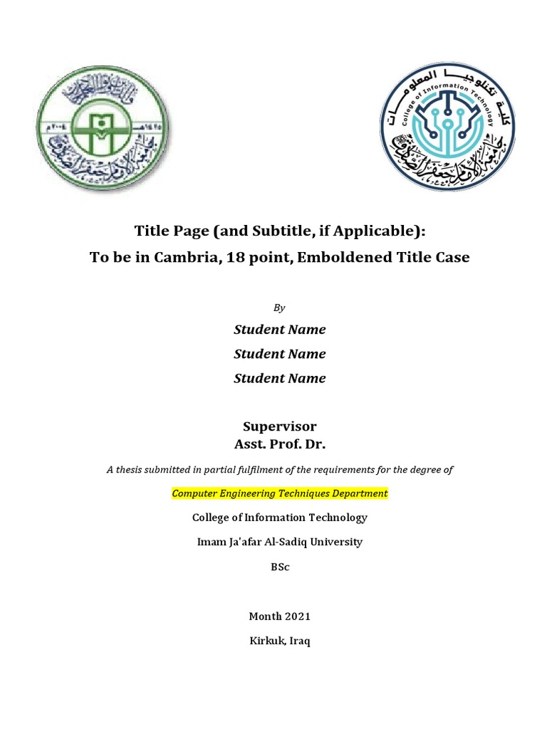 Project - EN Template CET Dept | Download Free PDF | Thesis | Libraries