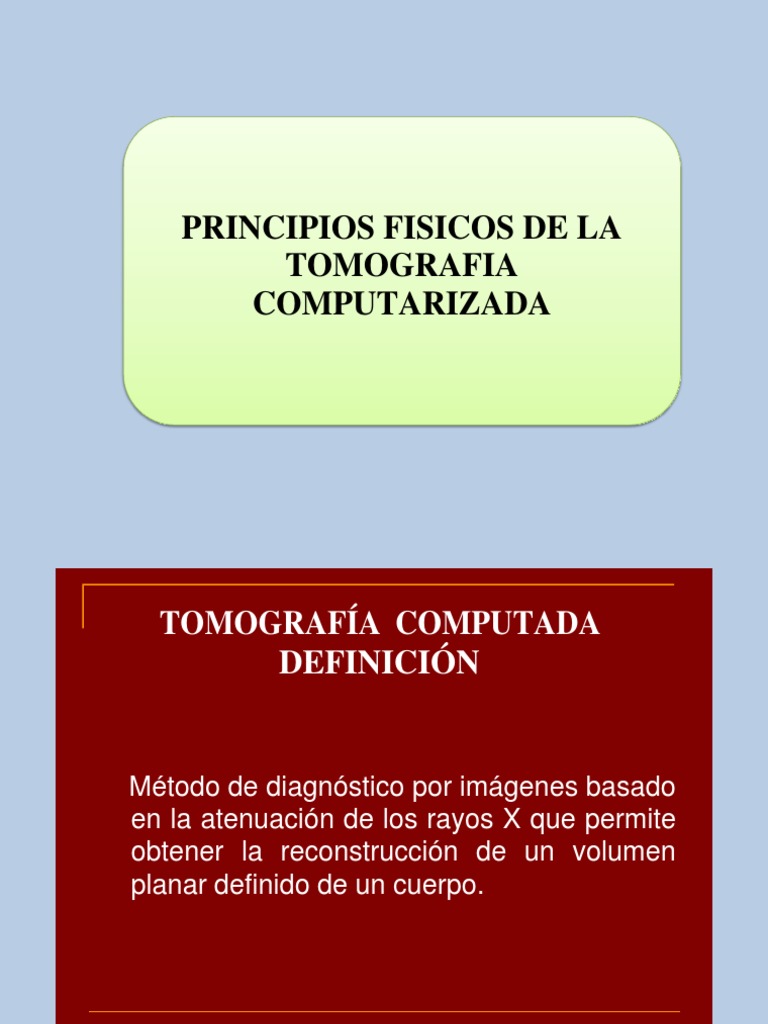 Tomografia Computarizada | PDF | Ct Scan