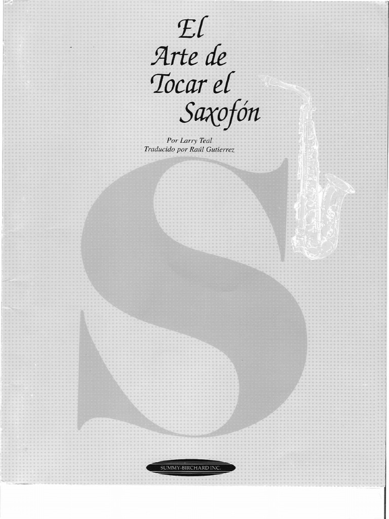 Larry Teal. Arte Saxofon | PDF