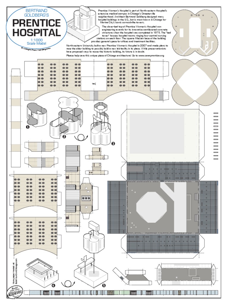 Prentice Hospital: Bertrand Goldberg'S | PDF | Chicago | Buildings And ...