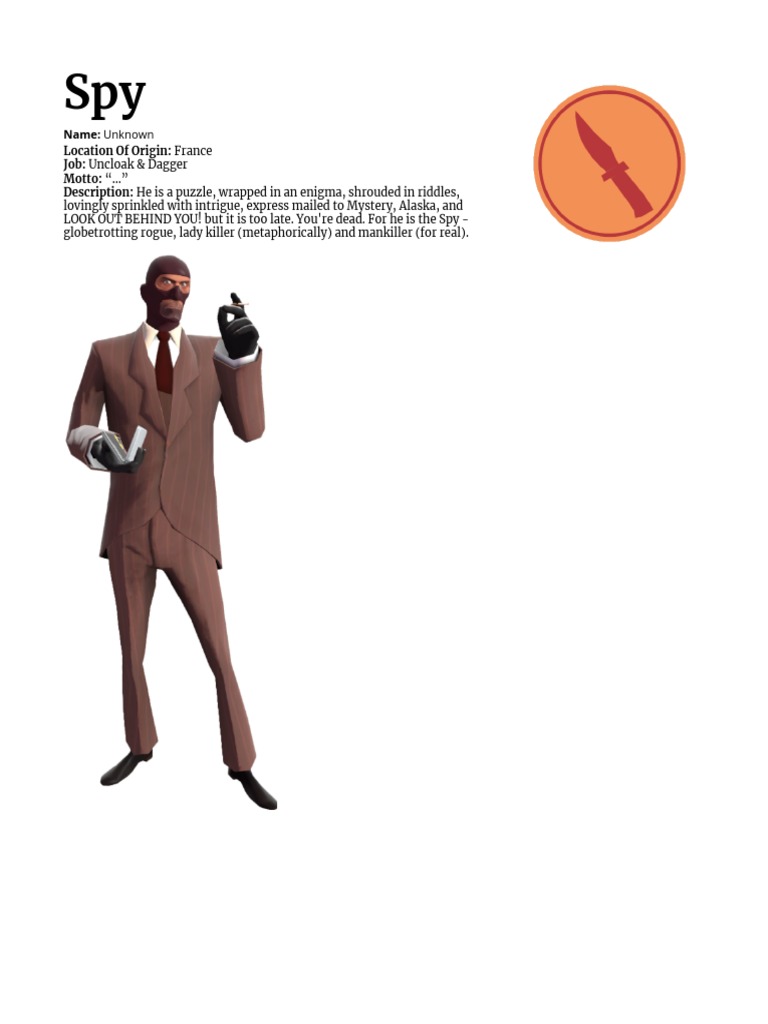Spy Profile For Shitpost | PDF