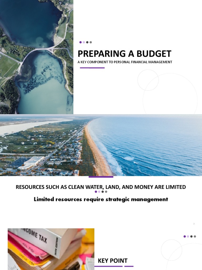 Preparing A Budget: A Key Component To Personal Financial Management | PDF