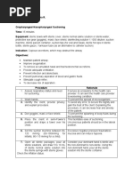 NG Tube, Lavage and Gavage Procedure Checklist | PDF | Clinical ...