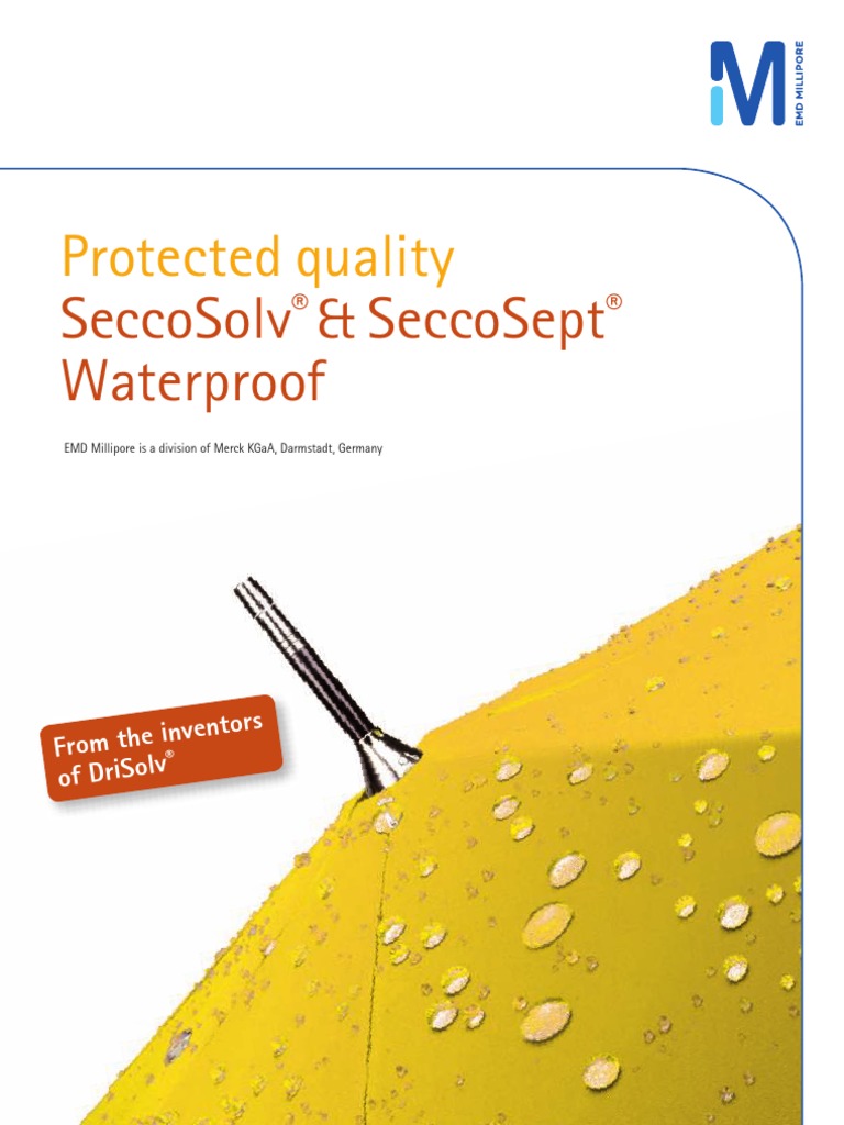 MERC120233 w282740 Emd Secco Solv | PDF | Materials | Chemistry