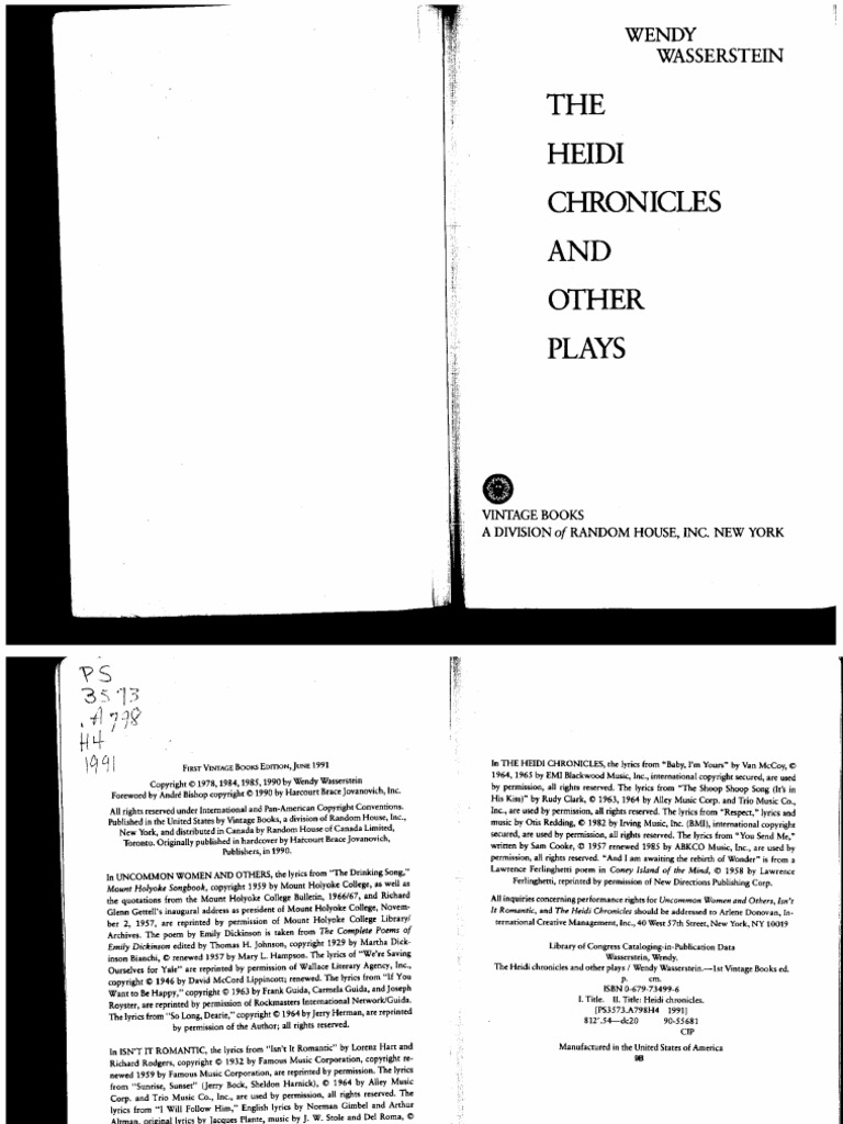 Heidi Chronicles | PDF