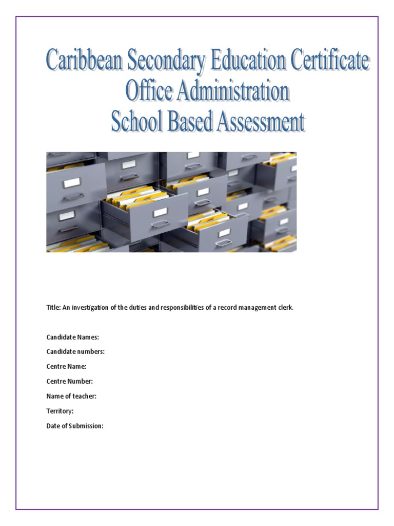 Shernica OA SBA | PDF | Records Management | Computing